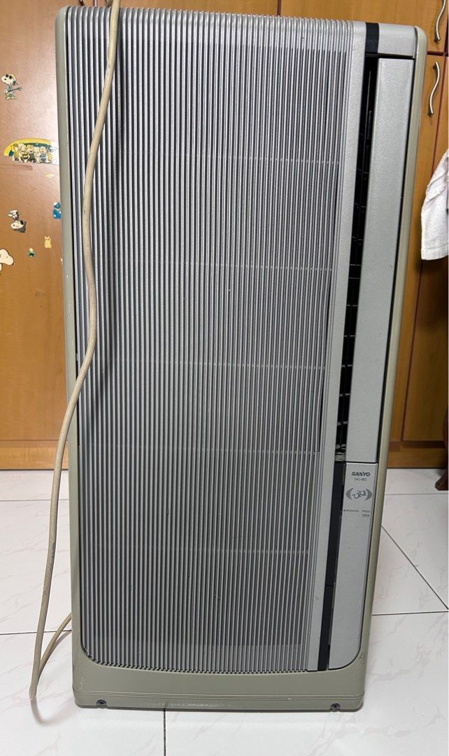 Used Sanyo casement aircon (SAC-88G) @ $80 (without remote control), TV & Home Appliances, Air ...