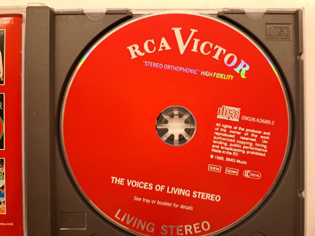 Various : The Voices of Living Stereo Volume 1. Opera CD. 1995 BMG ...