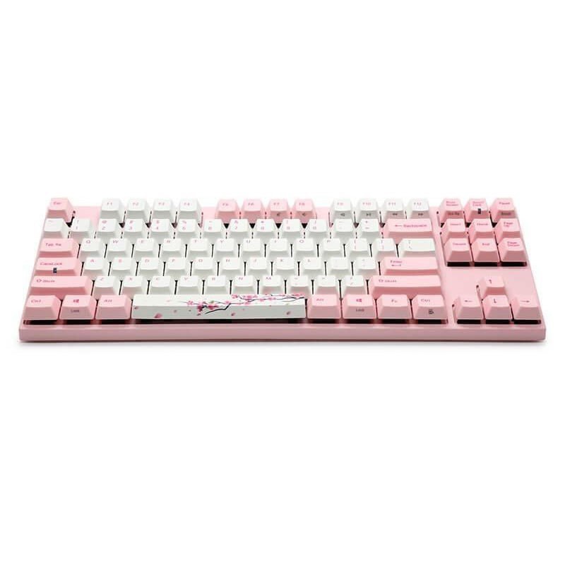 Varmilo VA87M Sakura TKL Gaming Mechanical Keyboard Cherry MX Silver ...