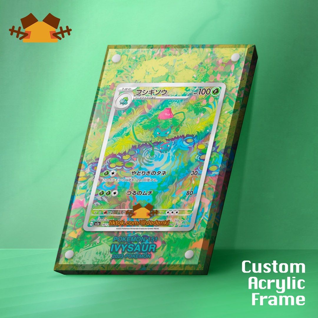 Venusaur 151 Family SAR Custom Card Frame, Hobbies & Toys, Toys & Games ...