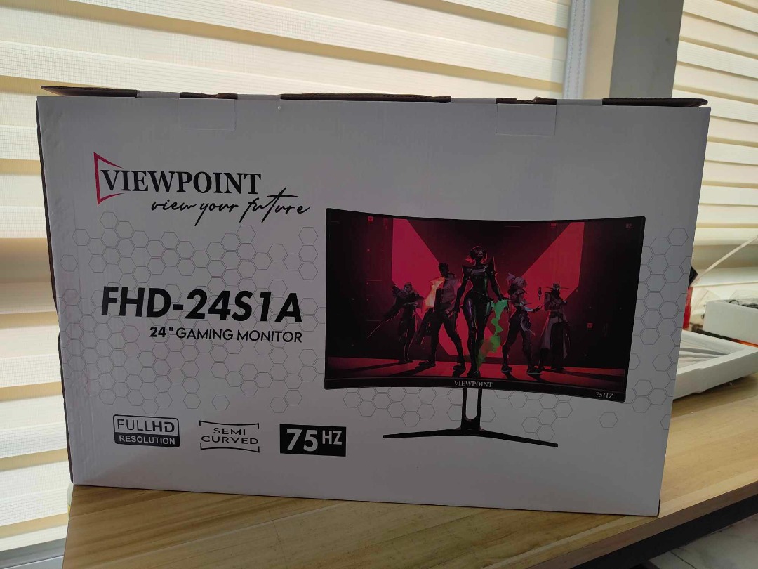 VIEWPOINT FHD-23S1A 24" GAMING MONITOR, Computers & Tech, Parts ...
