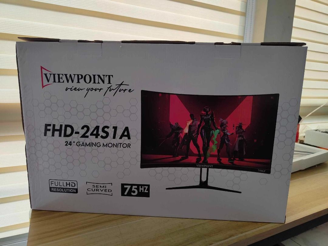 VIEWPOINT FHD-23S1A 24" GAMING MONITOR, Computers & Tech, Parts ...