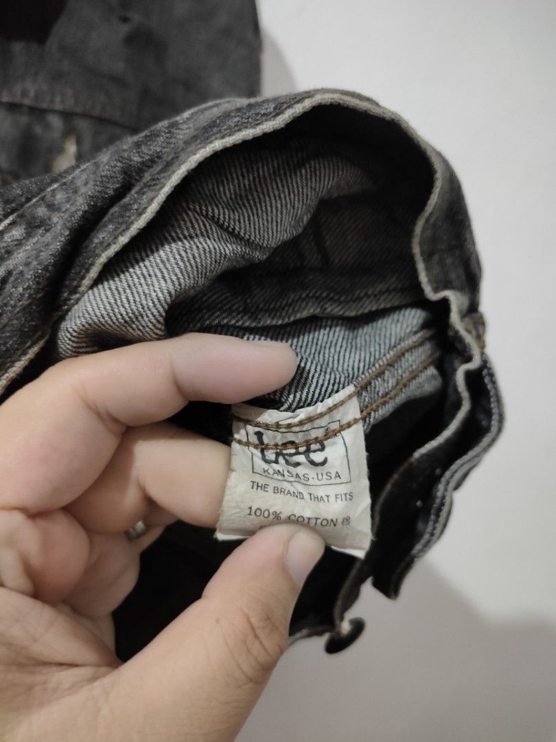 Vintage 80s Lee Riders Shawnee Mission Denim Trucker Jacket, Men's Fashion, Coats, Jackets and ...