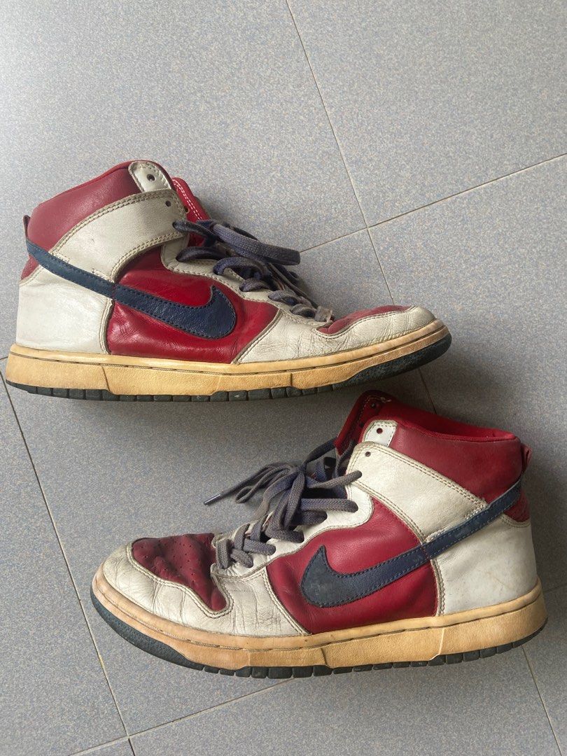 Vintage Nike sb dunks high, Men's Fashion, Footwear, Sneakers on Carousell