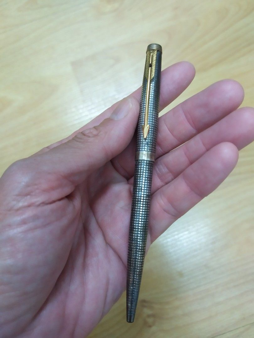 Vintage Parker Sterling Silver Ballpoint Pen #2, Hobbies & Toys ...
