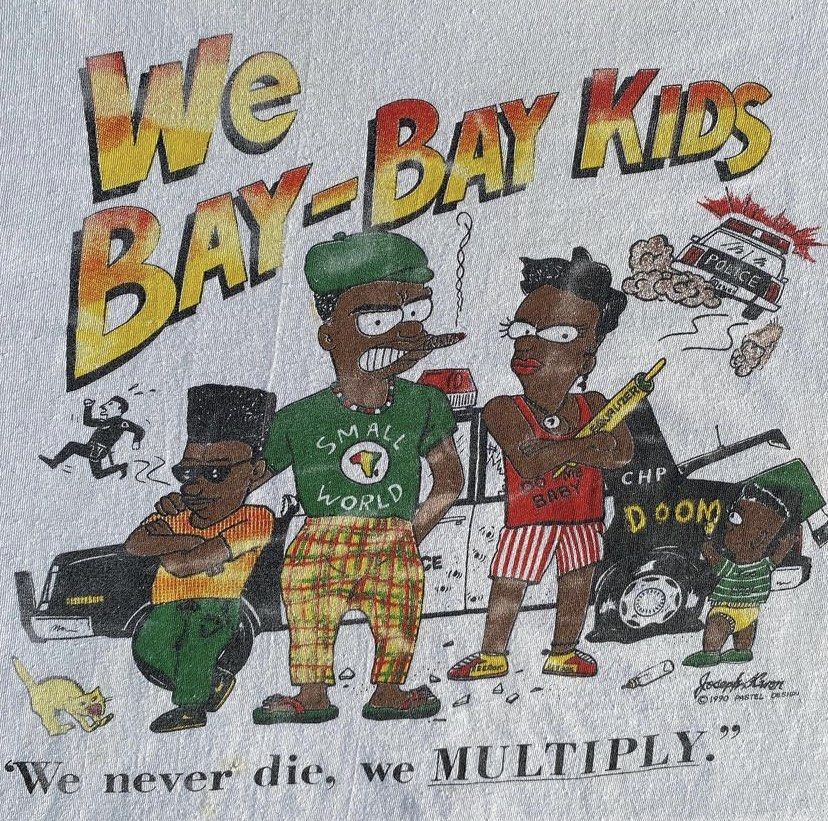 Vintage We Bay-Bay Kids 1990 T-Shirt, Men's Fashion, Tops & Sets ...