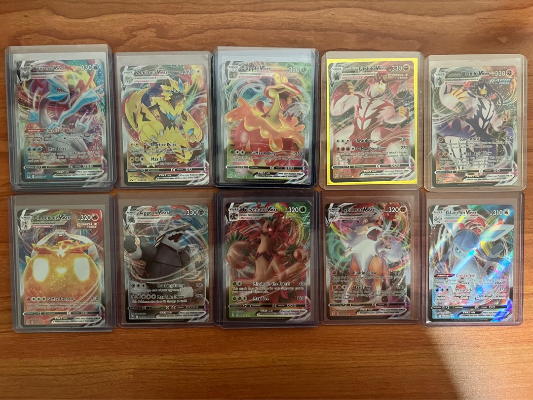 VMAX cards: Kyurem vmax, Zeraora vmax, flapple vmax, single strike ...