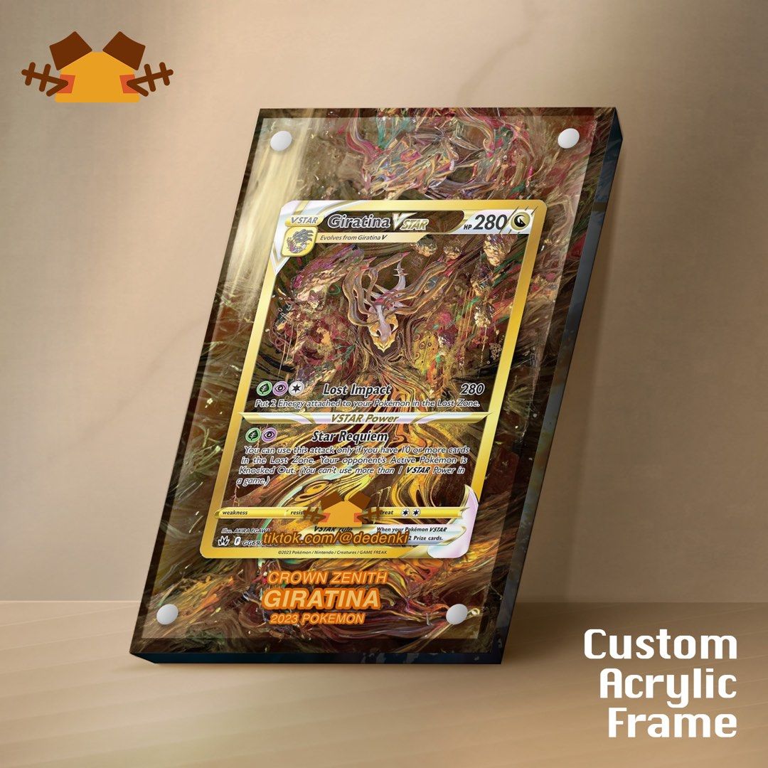VSU Gold Custom Card Frame, Hobbies & Toys, Toys & Games on Carousell