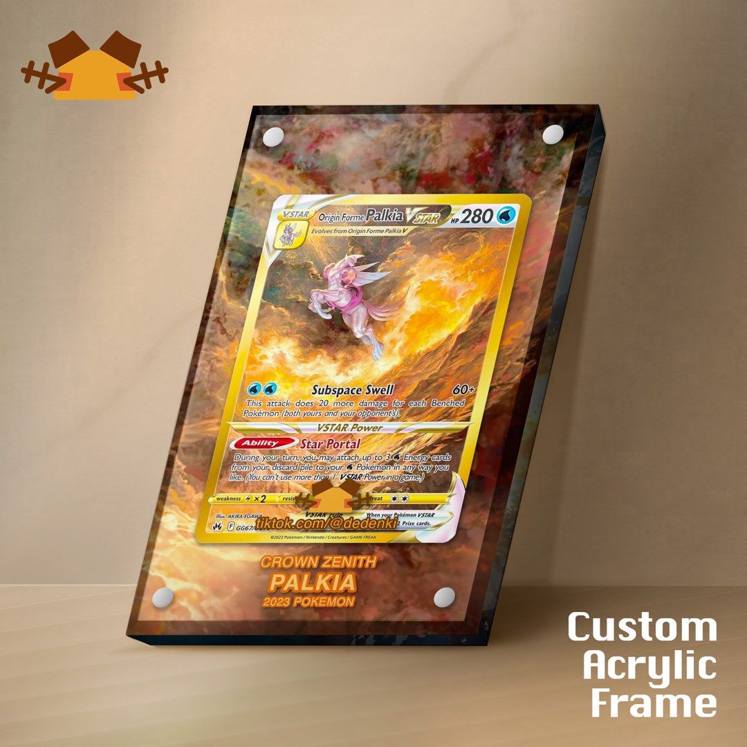 VSU Gold Custom Card Frame, Hobbies & Toys, Toys & Games on Carousell