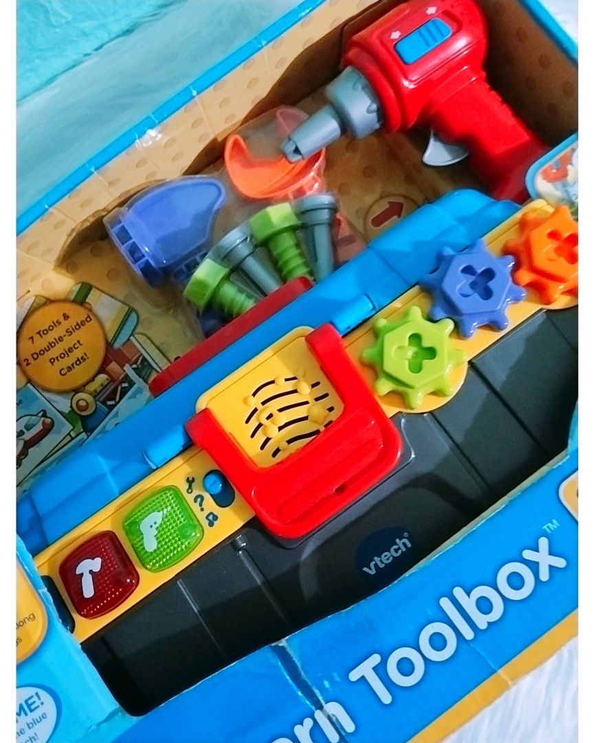 VTech Drill and Learn Toolbox, Babies & Kids, Infant Playtime on Carousell