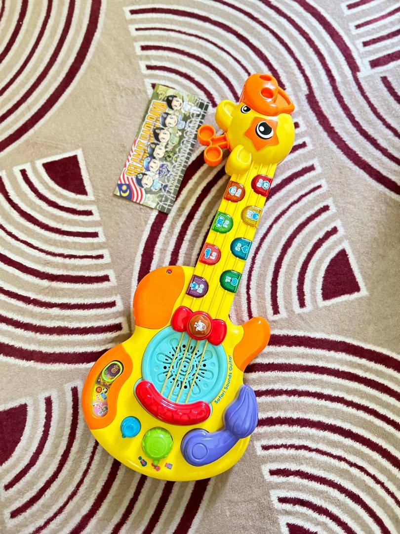Vtech Safari Sounds Guitar, Hobbies & Toys, Toys & Games on Carousell