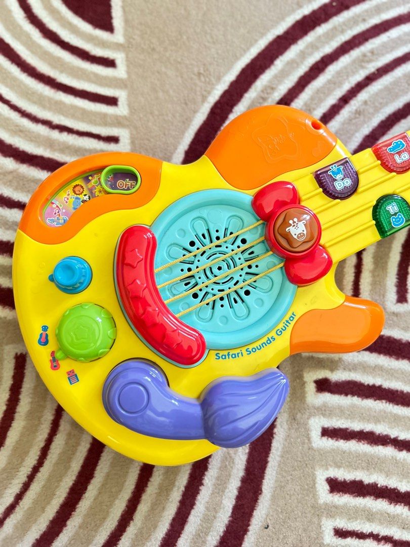 Vtech Safari Sounds Guitar, Hobbies & Toys, Toys & Games on Carousell
