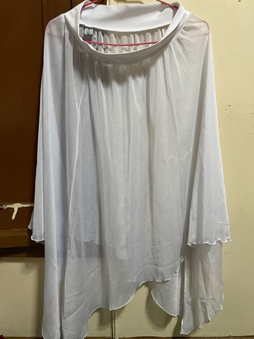 White See Through Palda Coco Banana Brand, Women's Fashion, Bottoms ...