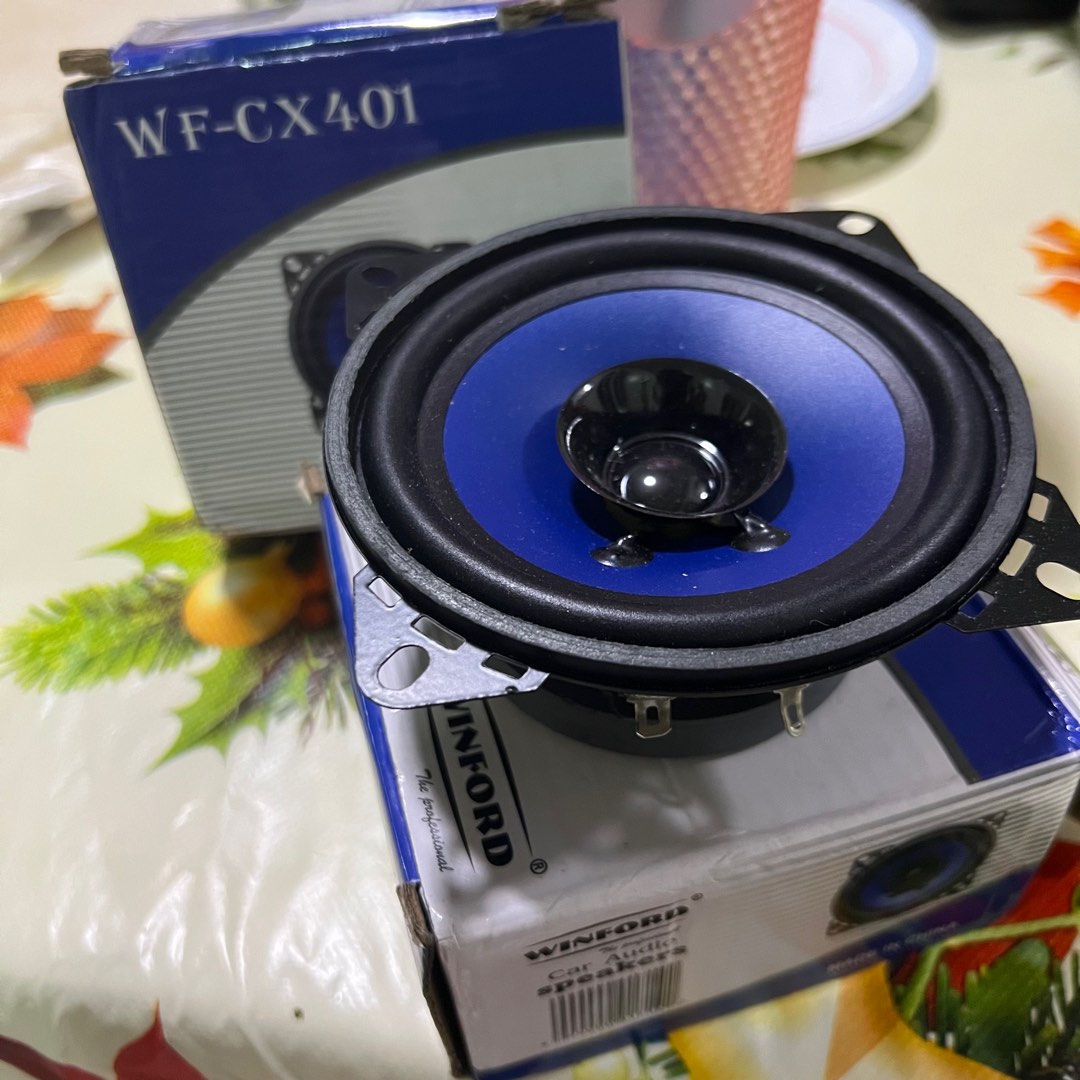 Winford Original WF-CX401 120W Two Way 4 Inches Car Speakers Heavy Duty ...