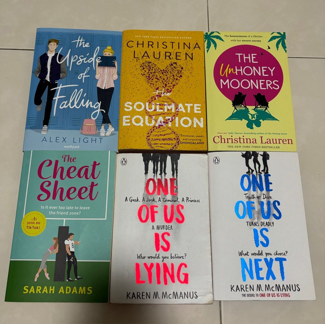 wts booktok books one of us is next one of us is lying the cheat sheet ...