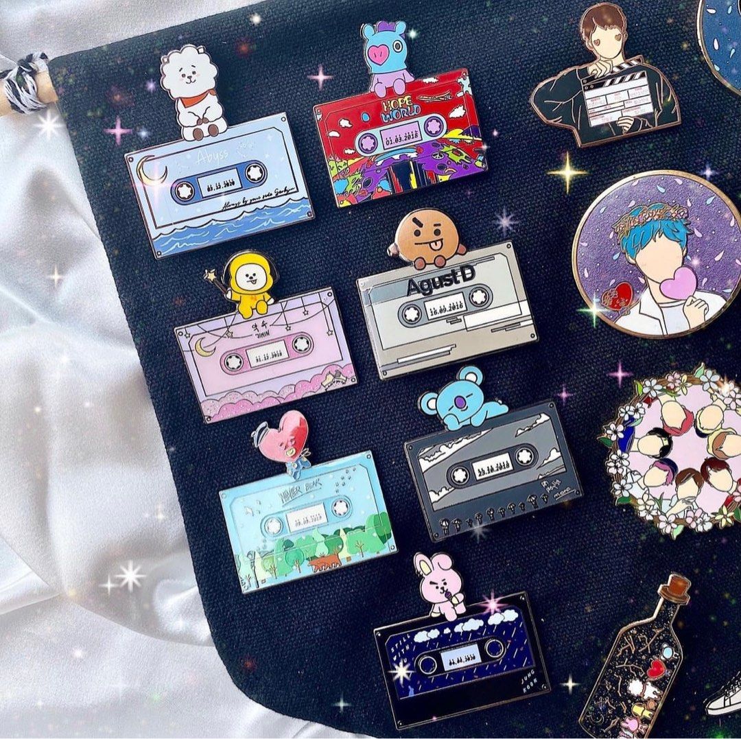 [WTS] BTS BT21 Enamel Pins, Hobbies & Toys, Memorabilia & Collectibles ...