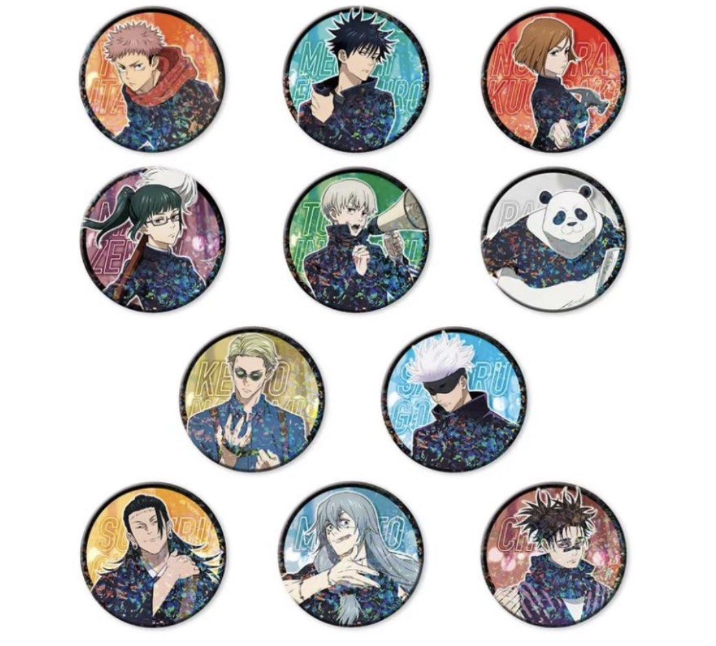 [WTS] Jujutsu Kaisen Shibuya Arc Sealed Can Badge Full Set Box Gojo ...