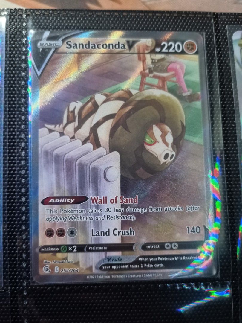Wts Sandaconda AA Pokemon English Fusion Strike Set, Hobbies & Toys ...