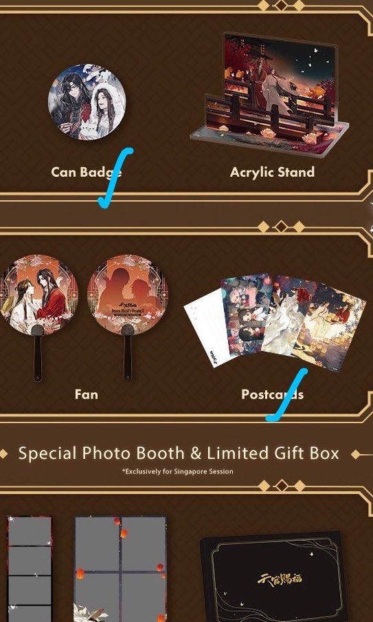 WTS TGCF HEAVEN OFFICIAL’S BLESSING MERCH, Hobbies & Toys, Memorabilia ...