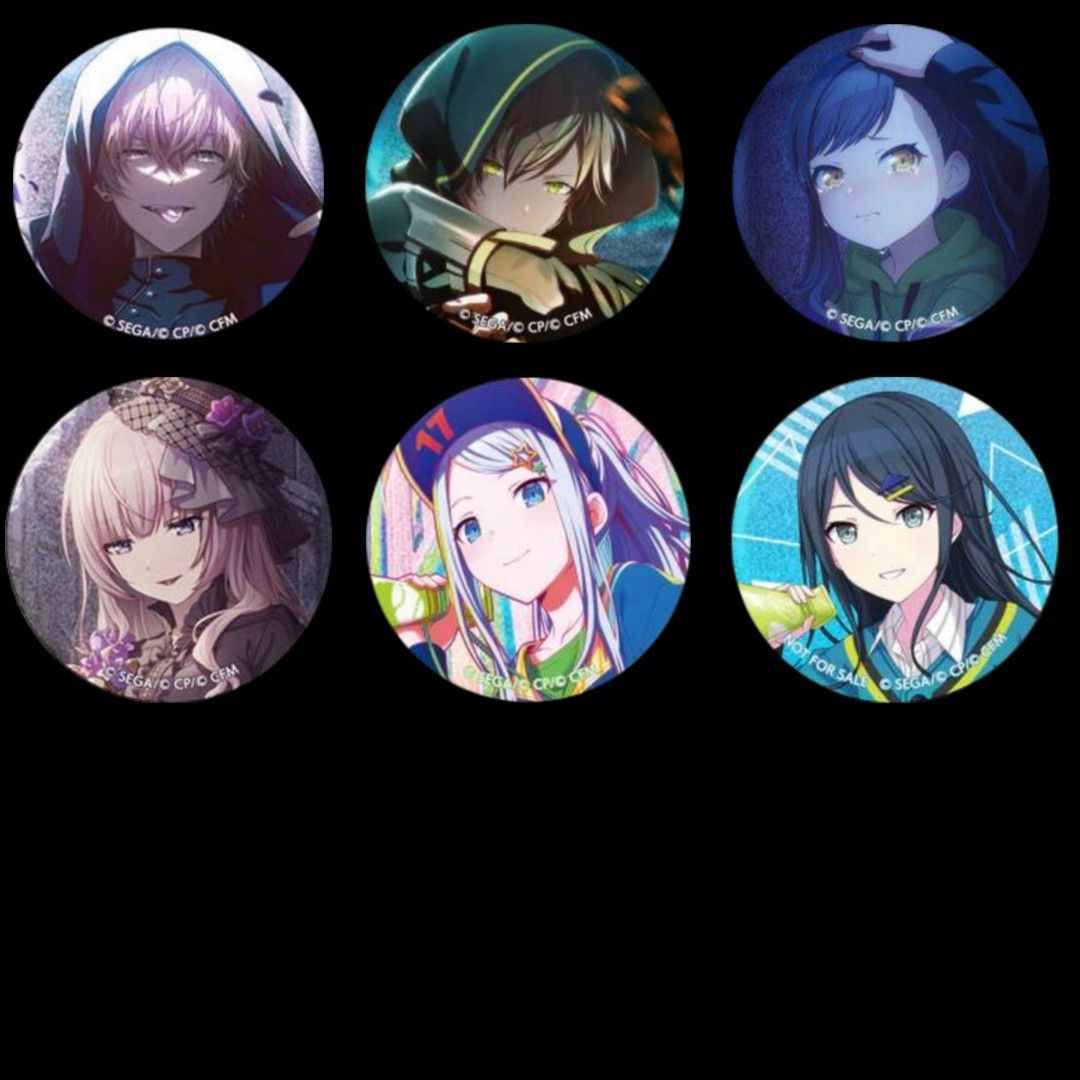 [wts/wtt] project sekai glitter badges pjsk an akito anniversary ...