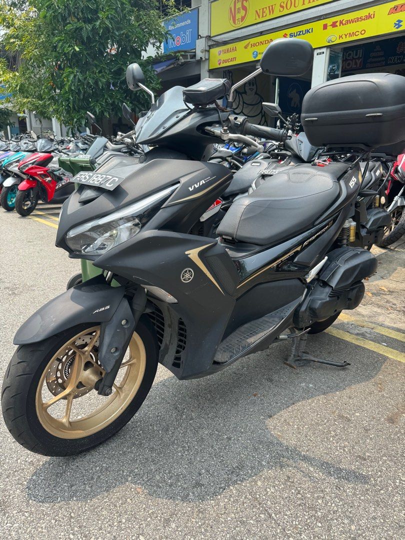 Yamaha Aerox 155 v2, Motorcycles, Motorcycles for Sale, Class 2B on Carousell