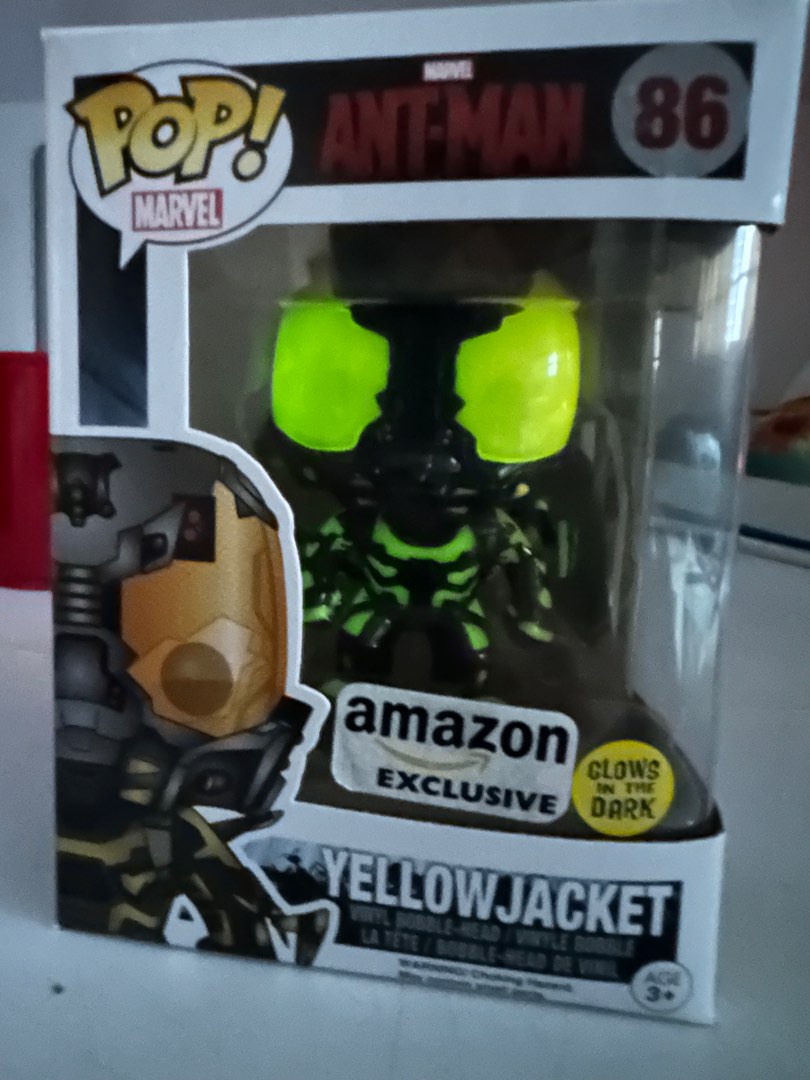 Yellow Jacket Funko pop GITD, Hobbies & Toys, Toys & Games on Carousell