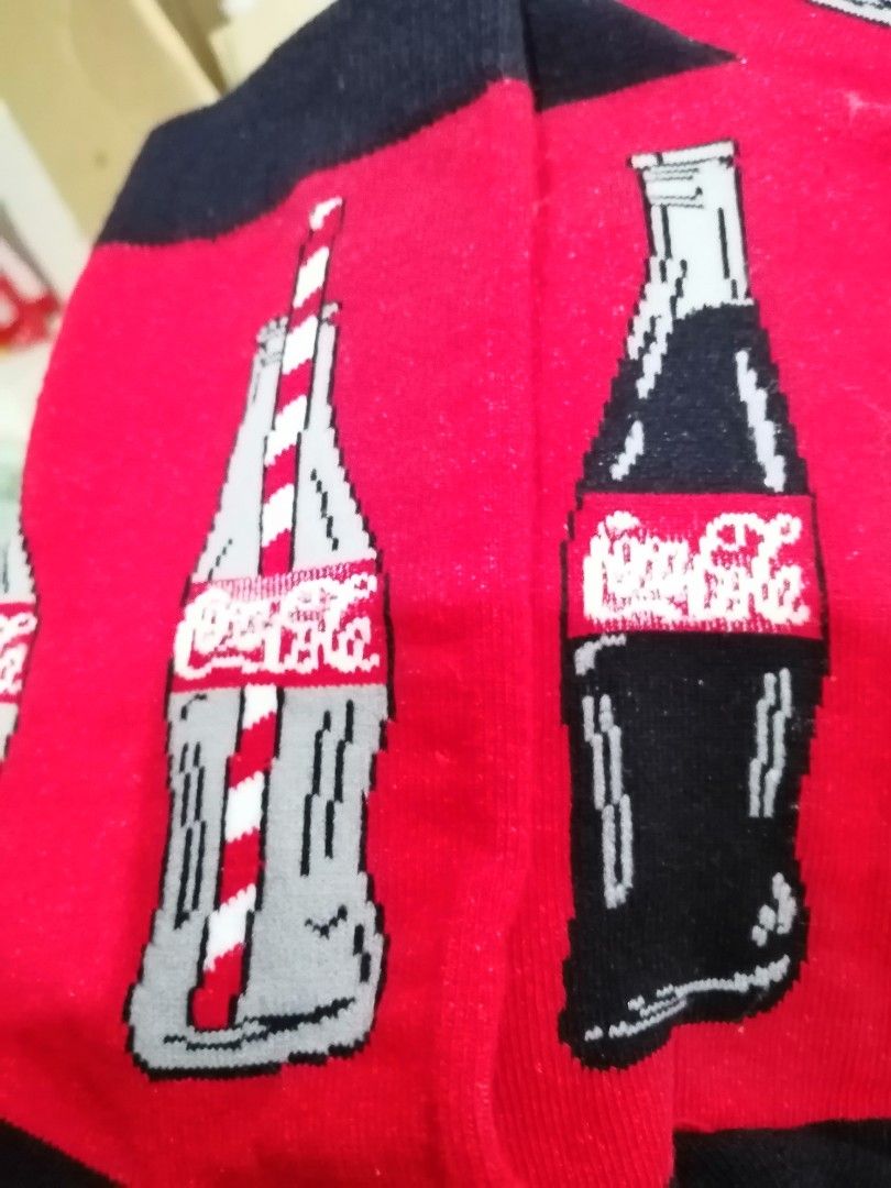 (3 pieces) Coca Cola Coke Socks Stockings, Hobbies & Toys, Collectibles ...