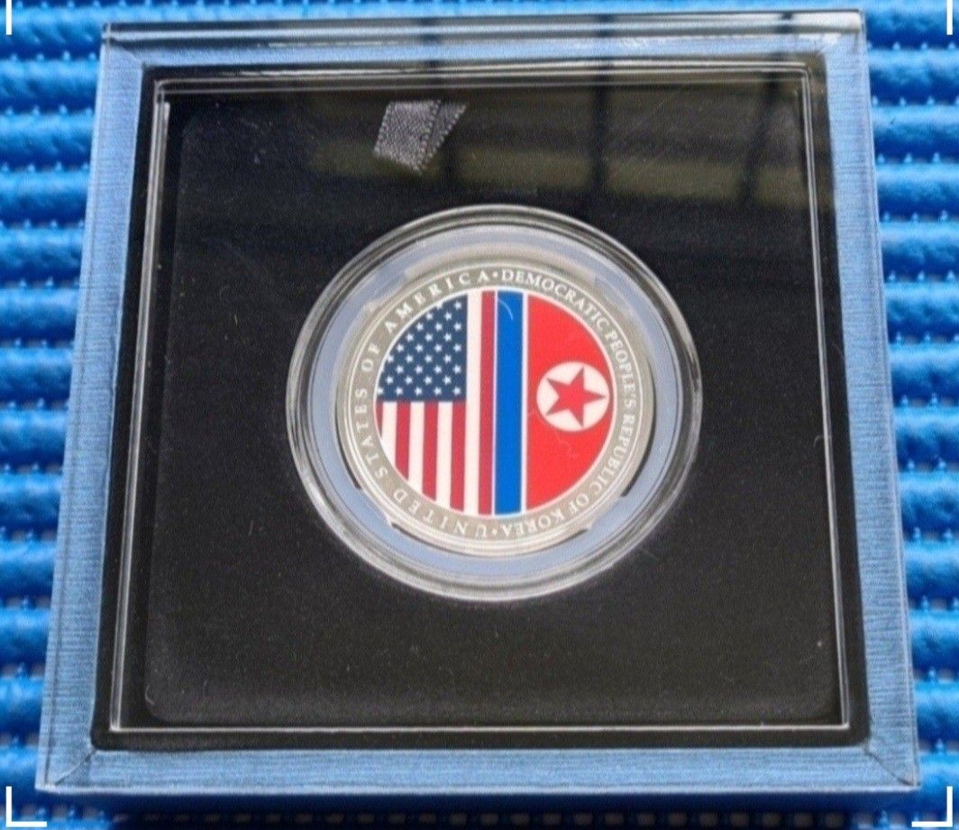 2018 United States Trump & DPRK Kim Summit in Singapore Commemorative ...