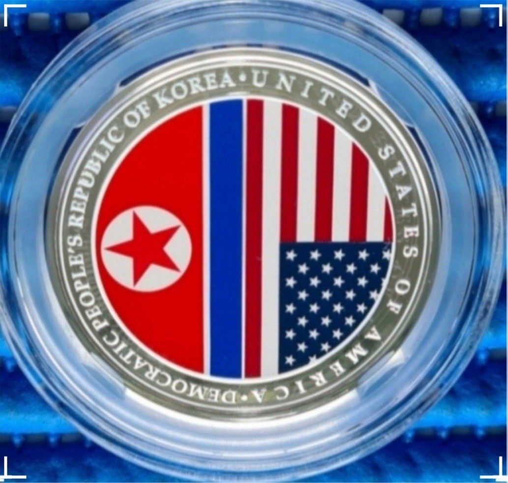 2018 United States Trump & DPRK Kim Summit in Singapore Commemorative ...