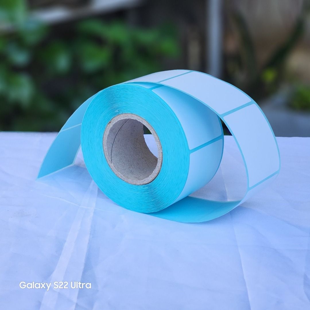 40MM X 46MM PLAIN WHITE DIGITAL SCALE LABEL, Hobbies & Toys, Stationary ...