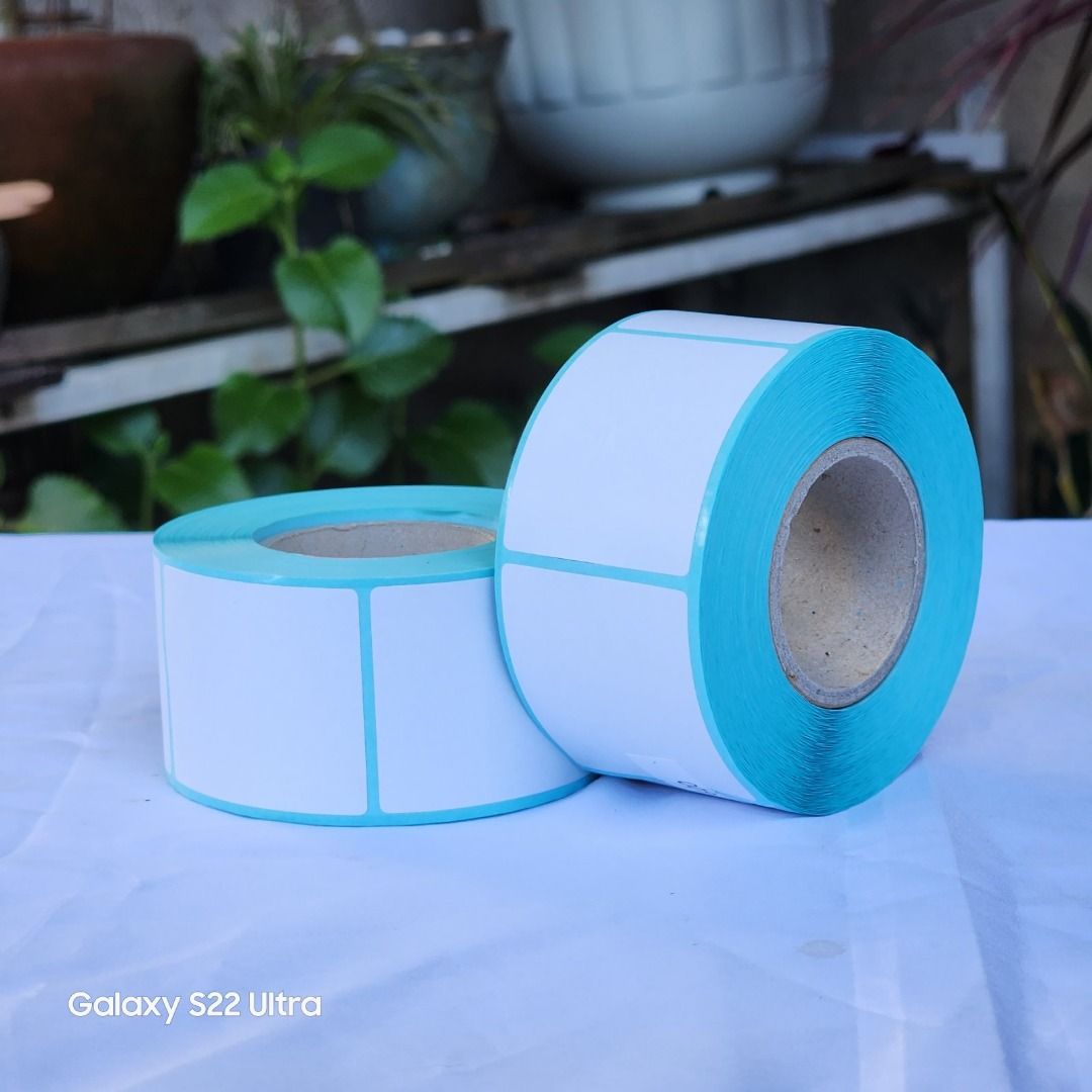 40MM X 46MM PLAIN WHITE DIGITAL SCALE LABEL, Hobbies & Toys, Stationary ...