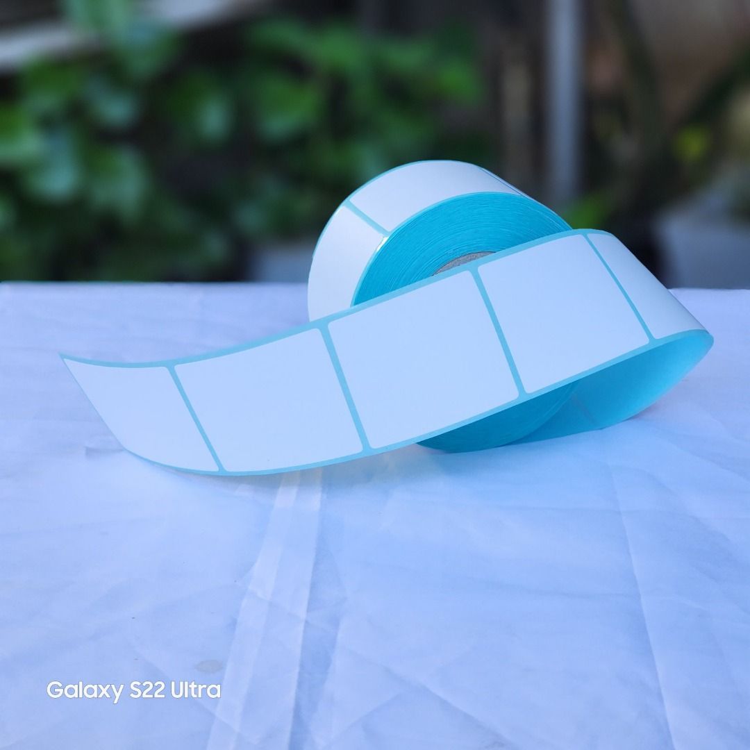 40MM X 46MM PLAIN WHITE DIGITAL SCALE LABEL, Hobbies & Toys, Stationary ...