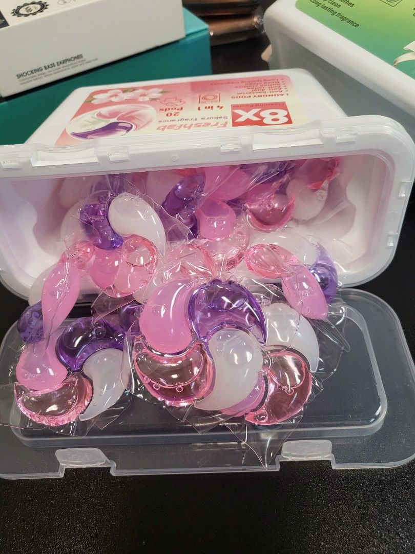 4in 1 laundry pods( 20pods), Furniture & Home Living, Cleaning ...