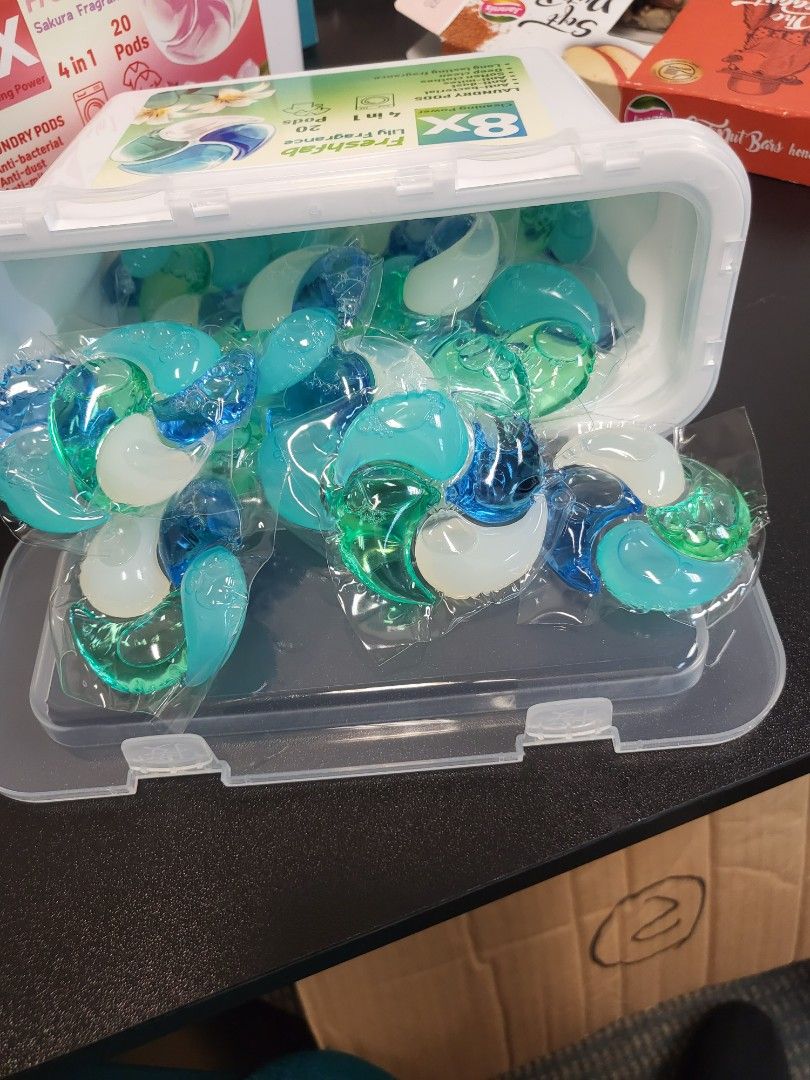 4in 1 laundry pods( 20pods), Furniture & Home Living, Cleaning ...