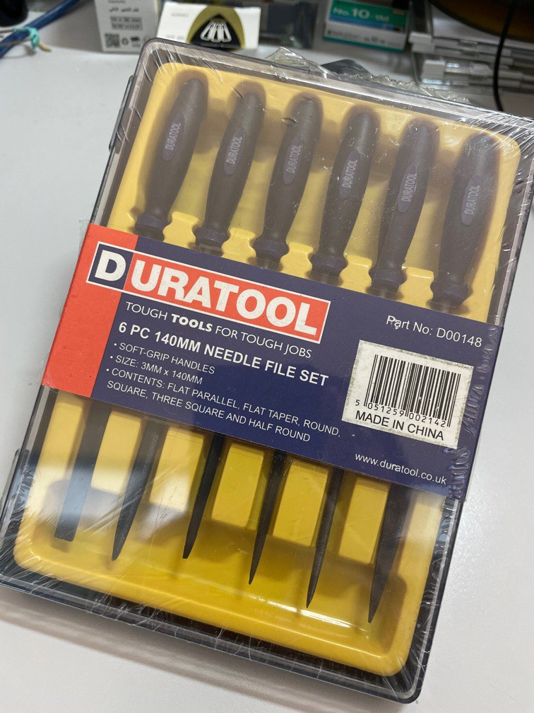 6 PC 140mm needle file set, Hobbies & Toys, Stationery & Craft, Craft ...