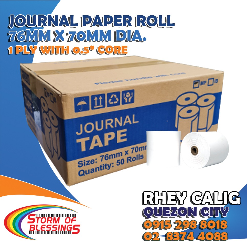 76 mm x 70mm POS JOURNAL PAPER, Everything Else, Others on Carousell