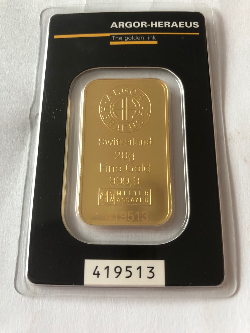 999 20g Gold bar, Hobbies & Toys, Memorabilia & Collectibles, Currency on Carousell