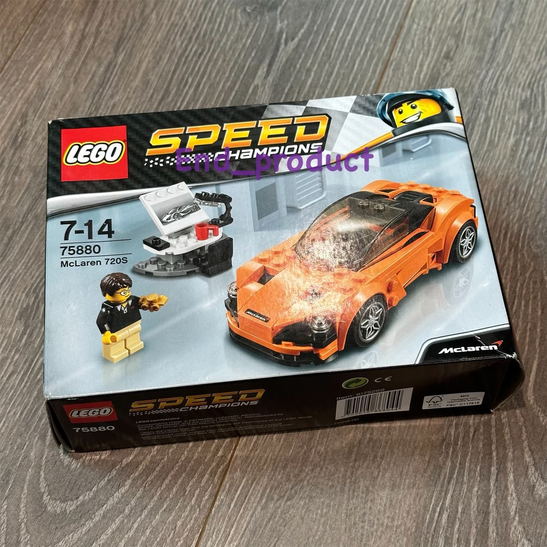 全新 未開盒 LEGO 樂高 75880 McLaren 720S plus design studio Speed Champions 賽車 ...