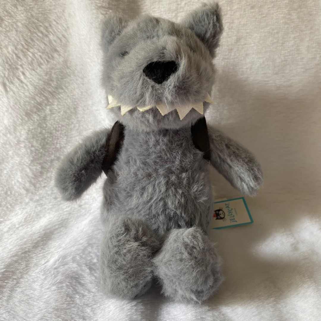 [現貨] JELLYCAT Backpack Wolf 背囊小狼, 興趣及遊戲, 玩具 & 遊戲類 - Carousell