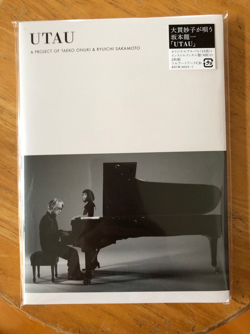 坂本龍一 x 大貫妙子 - UTAU (2 CD 豪華版）, 興趣及遊戲, 音樂、樂器 & 配件, 音樂與媒體 - CD 及 DVD - Carousell