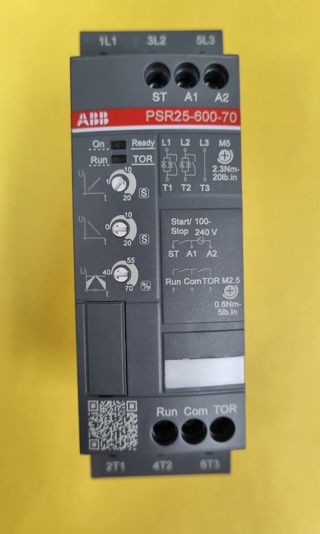 ABB Soft Starter, PSR25-600-70, 11kW, 25A, TV & Home Appliances, Electrical, Adaptors & Sockets ...
