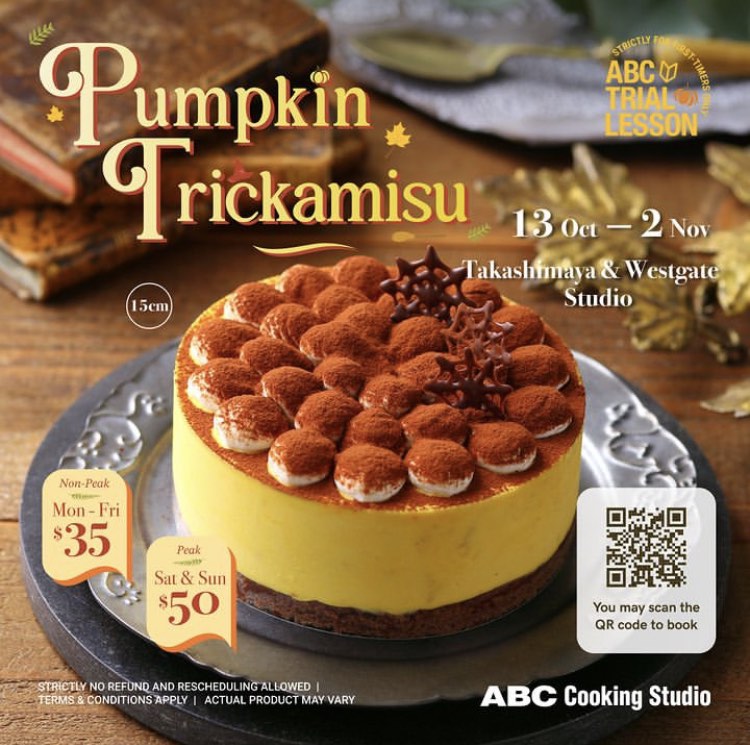ABC Cooking Studio Trial - Pumpkin Trickamisu (Takashimaya & Westgate ...