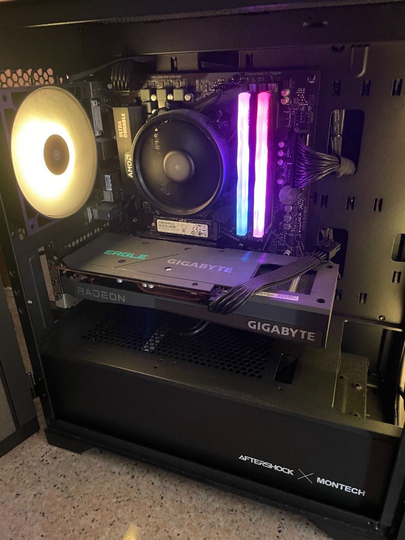 Aftershock Mid-tier Gaming PC AMD R5 5600 + RX 6600XT, Computers & Tech ...