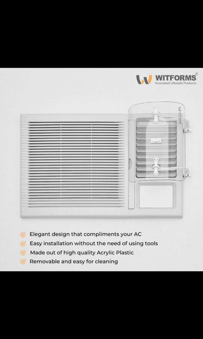 AIRCON DEFLECTOR FOR WINDOW TYPE, Furniture & Home Living, Lighting ...