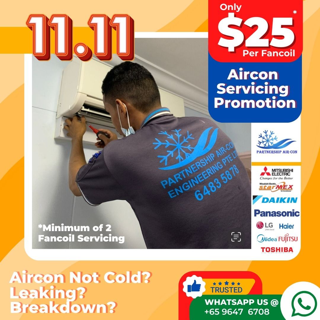 Aircon servicing / Air-con general servicing / AC service / Air ...