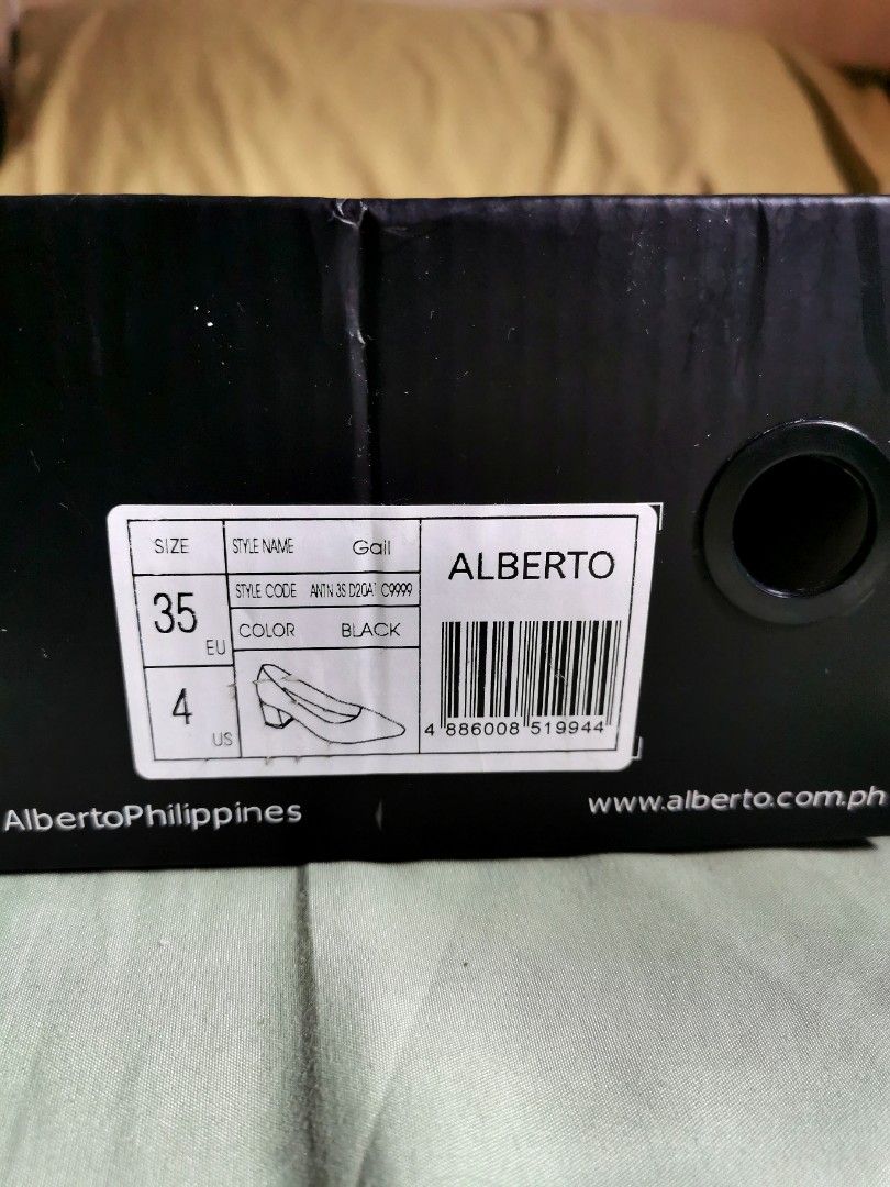 Alberto Black Heeled Shoes (Gail), Women's Fashion, Footwear, Heels on Carousell