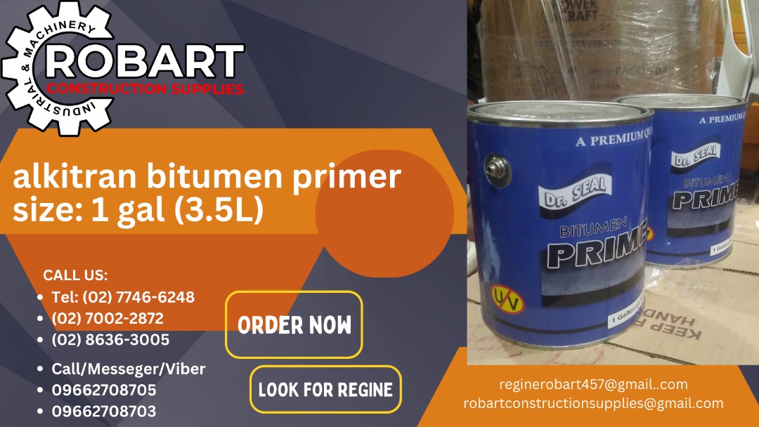 alkitran bitumen primer size: 1 gal (3.5L), Commercial & Industrial ...