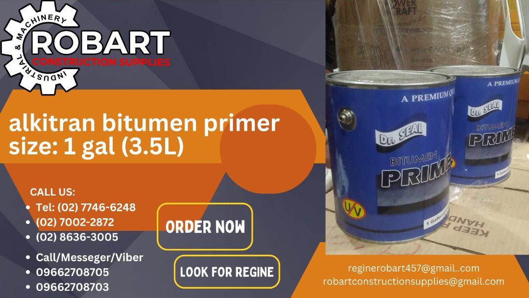 alkitran bitumen primer size: 1 gal (3.5L), Commercial & Industrial ...