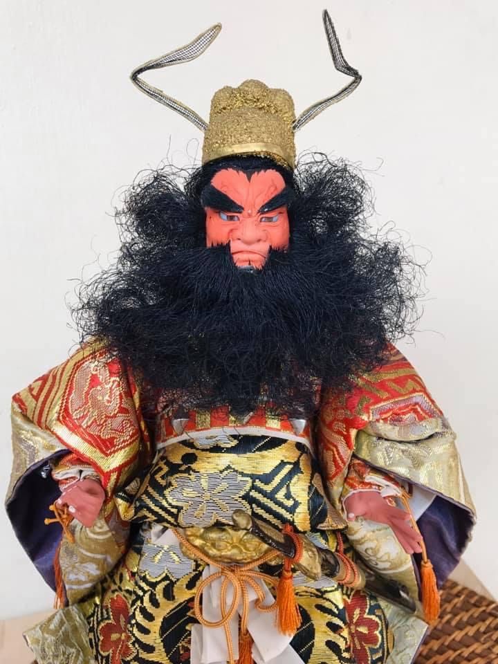 ANTIQUE Demon Queller SHOKI SAMURAI Japanese MUSHA NINGYO Doll, Hobbies ...