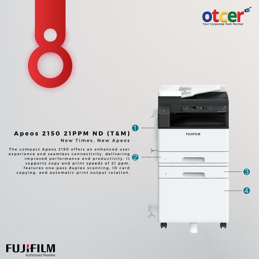 Apeos 2150 21PPM ND (T&M), Computers & Tech, Printers, Scanners ...